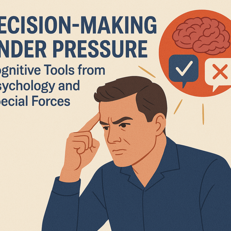 Decision-Making Under Pressure: Cognitive Tools from Psychology and ...