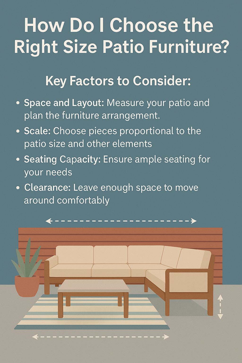 How Do I Choose the Right Size Patio Furniture? | Life By Leadership